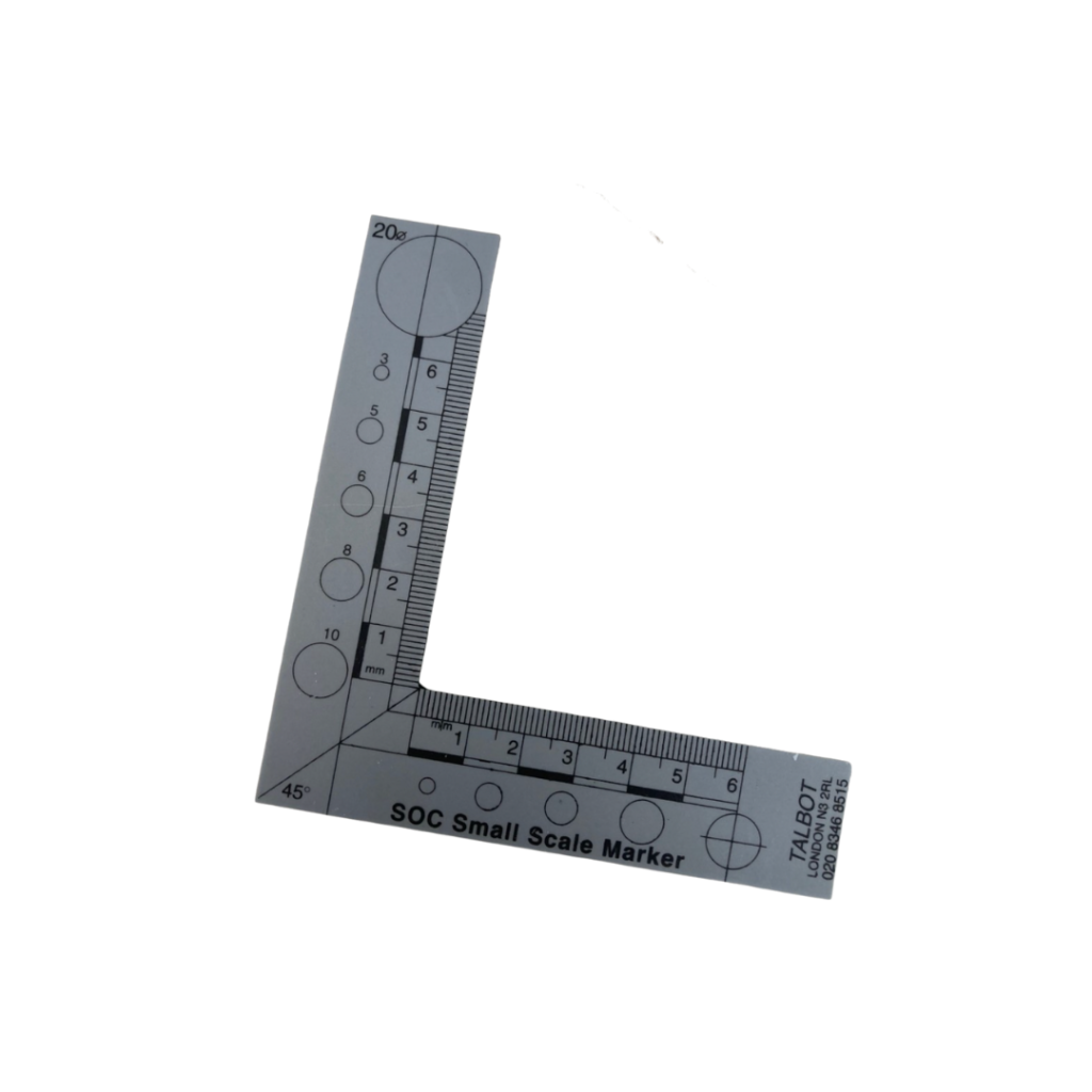 ABFO Photomacrogrphic Scales Inch - TSL0121c - Tetra Scene Of Crime