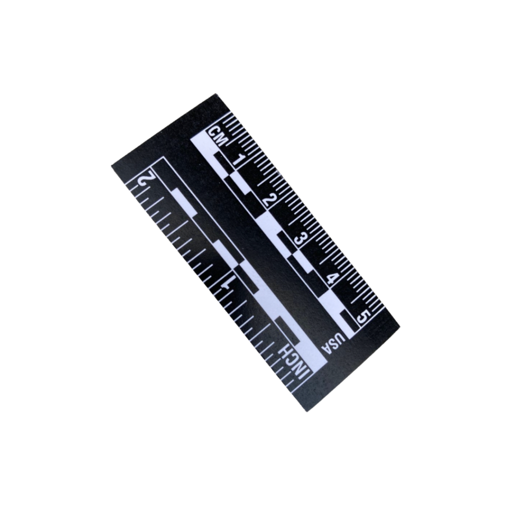 Adhesive Photo Evidence Scales 2” Black - TSL0150 - Tetra Scene Of Crime