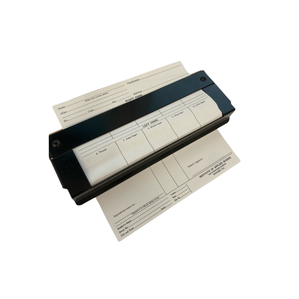 Fingerprint Record Card Holder - TIS0107 - Tetra Scene Of Crime