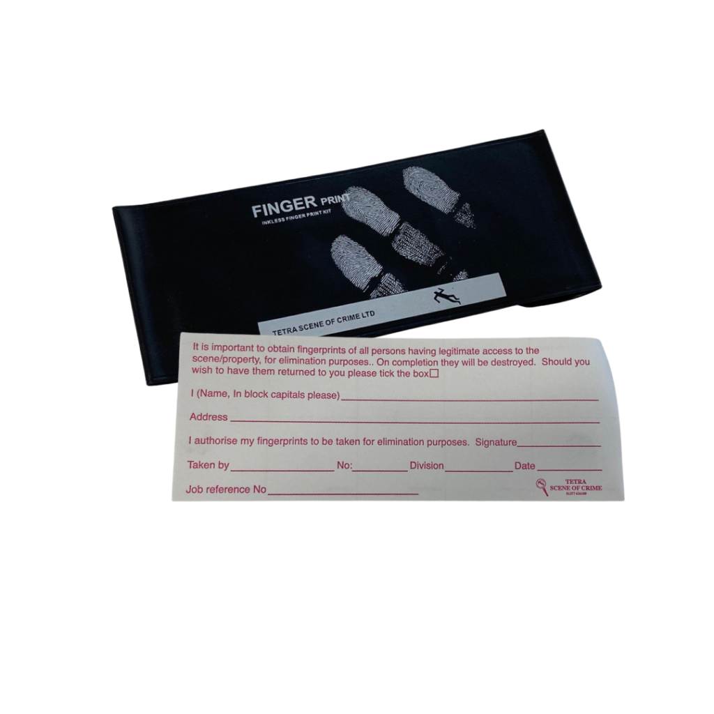 Inkless Fingerprint Elimination Form Set - TIS0112 - Tetra Scene Of Crime