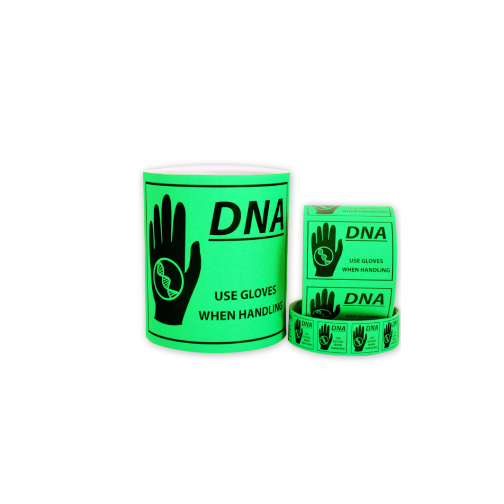 DNA Caution Labels Large - TSL0203 - Tetra Scene Of Crime