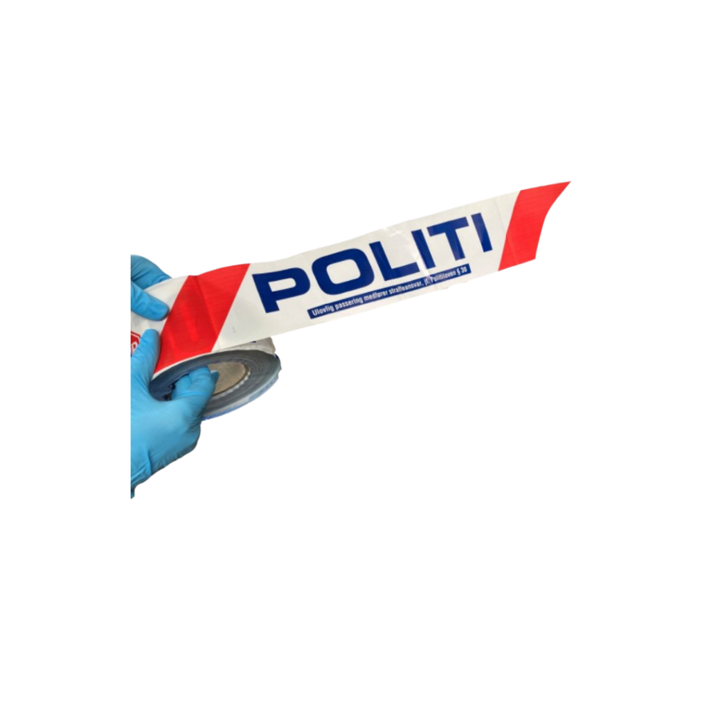 Barrier-Tape POLITI - TBS0101DEN - Tetra Scene Of Crime