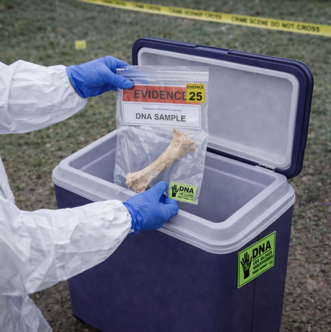 DNA Caution Labels - Tetra Scene Of Crime