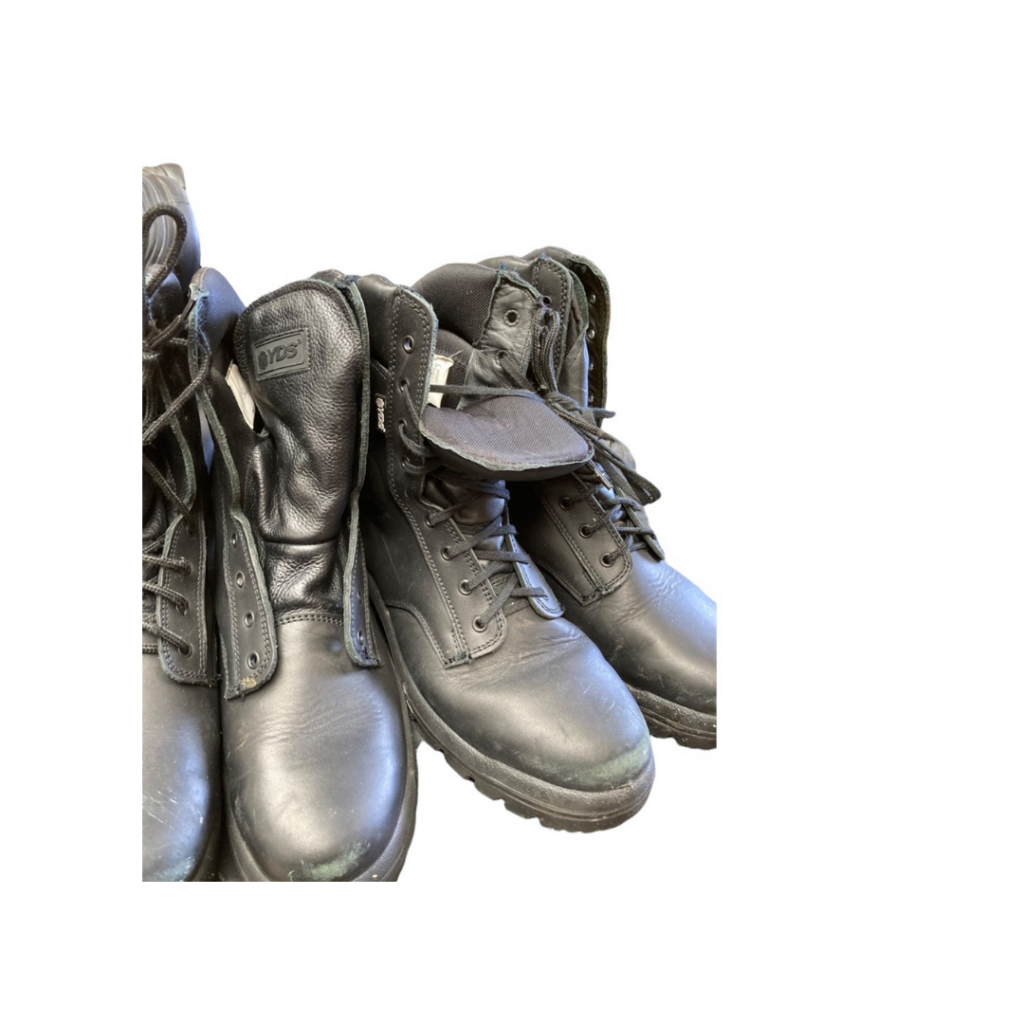 Genuine Ex Police Riot Public Order Gloves Black - Tetra Scene Of Crime