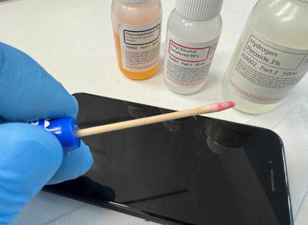KM Blood Phenolphthalein Test - Tetra Scene Of Crime
